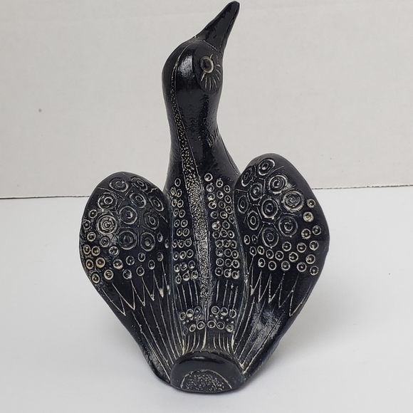 Aardvark | Art | Vintage Aardvark Soapstone Loon Bird 972 | Poshmark